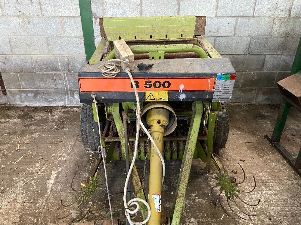 Wolvo R500 Mini Round Baler with PTO & 2 Rolls of Net Wrap Timed Online ...